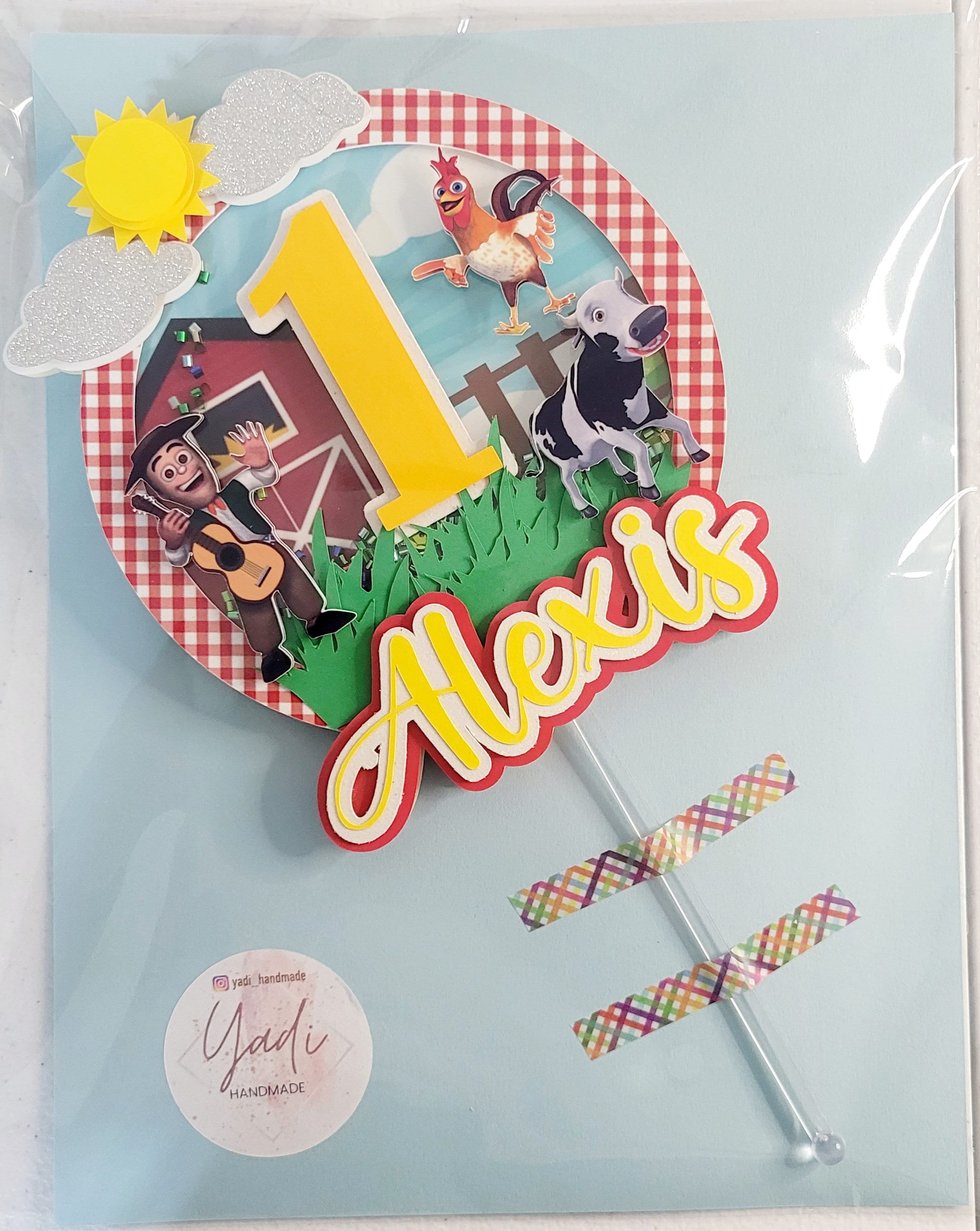 Cake topper Granja de Zenon - Etsy México