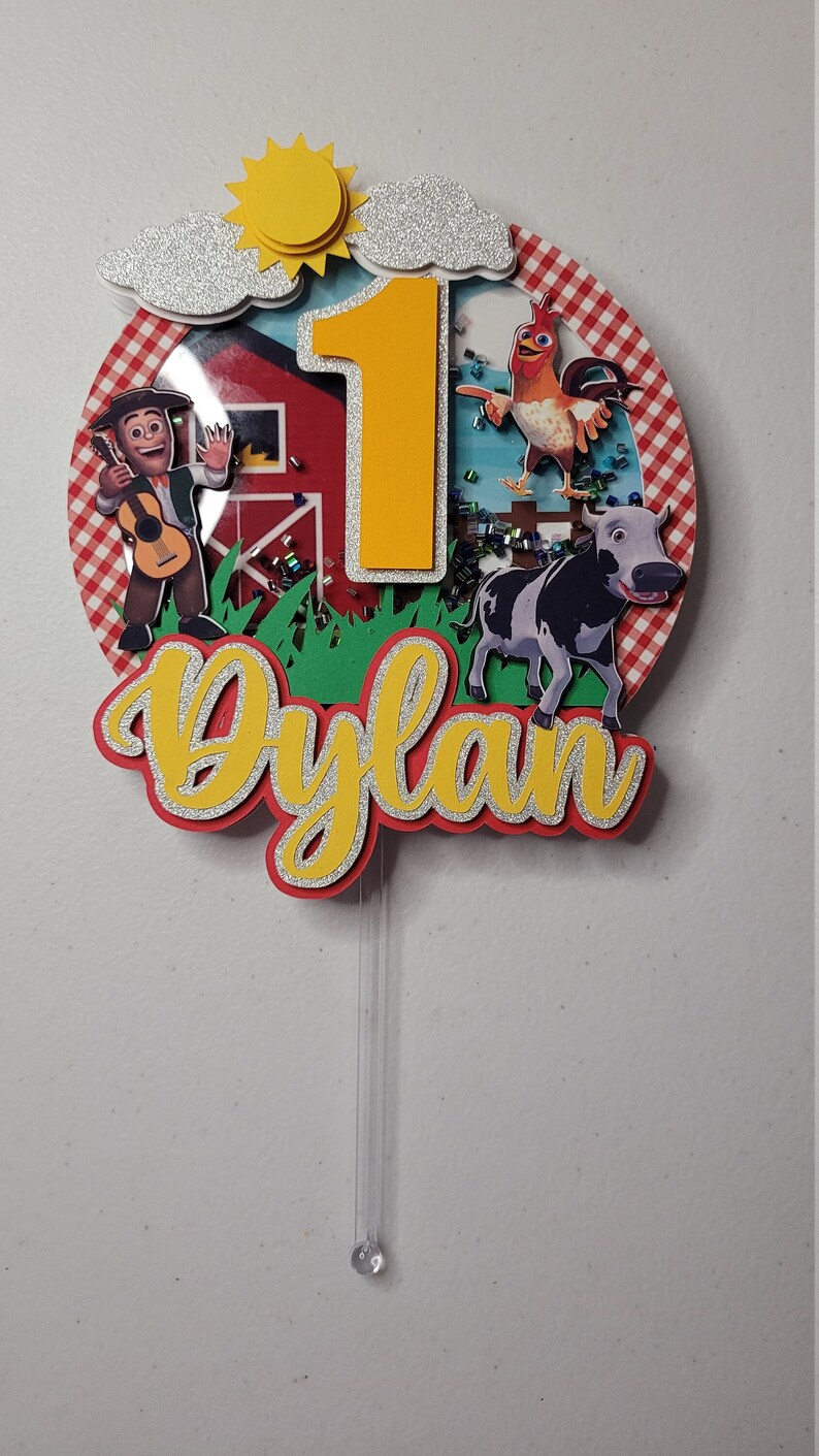 Cake Topper Zenon Farm - Etsy