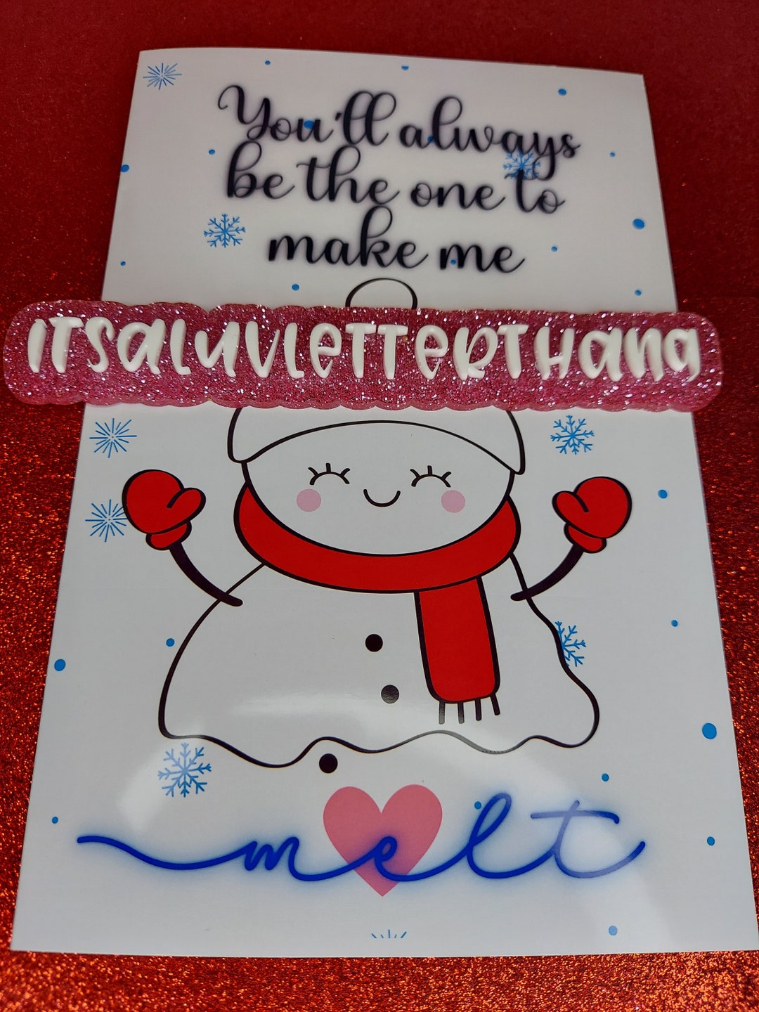 Snowman Like You Prison Wife Card - Etsy