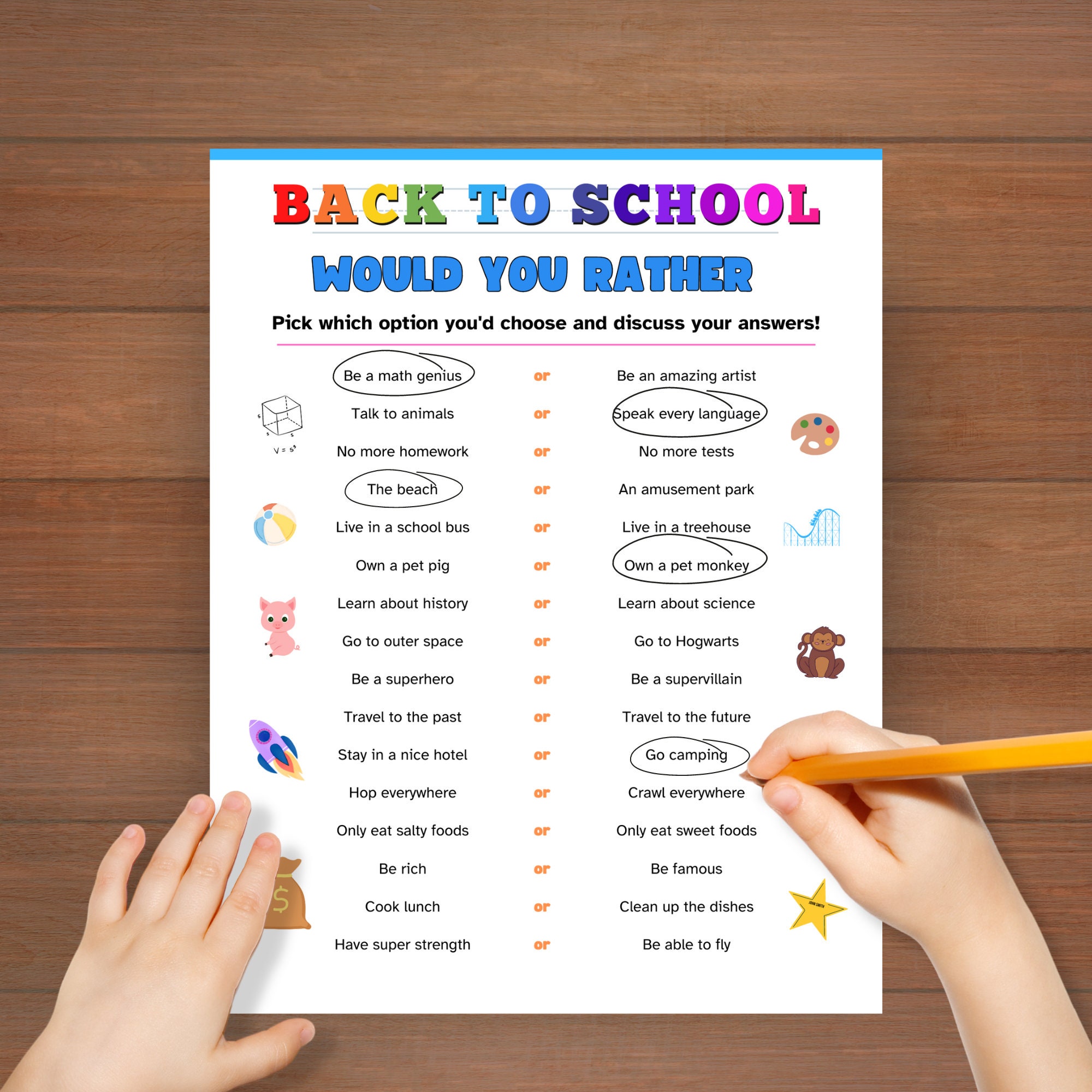 Back to School Games Printable, Elementary Game Bundle, First Day of ...