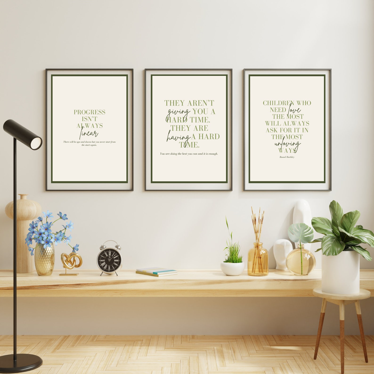 Digital Therapy Room Poster Bundle Clinic Space Décor Parent Children ...