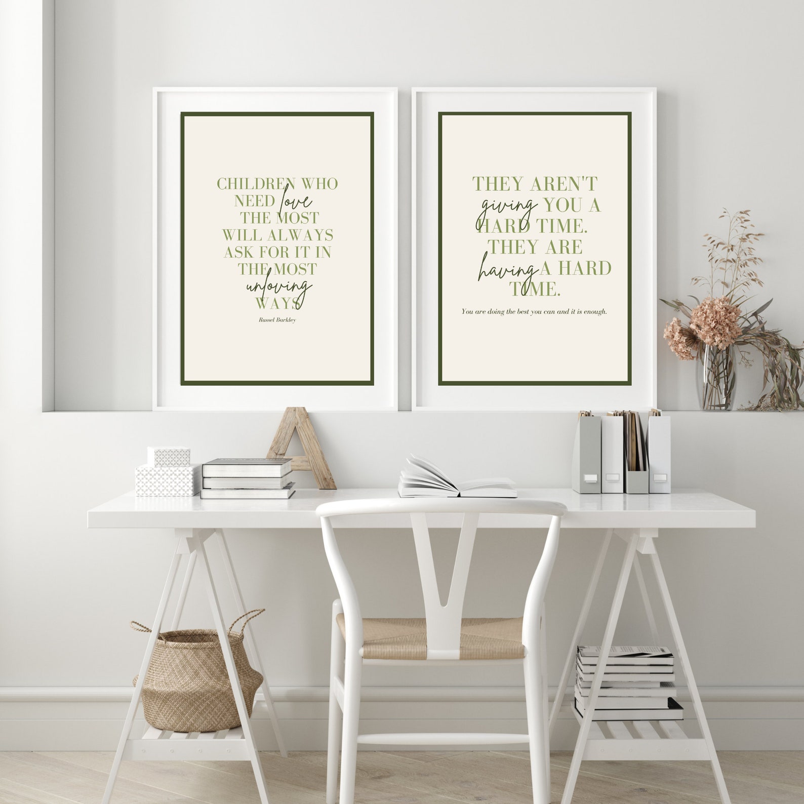 Digital Therapy Room Poster Bundle Clinic Space Décor Parent Children ...