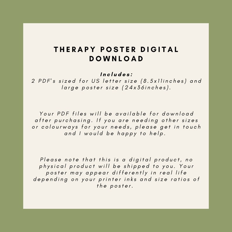 Digital Therapy Room Poster Clinic Space Décor Parents Children ...