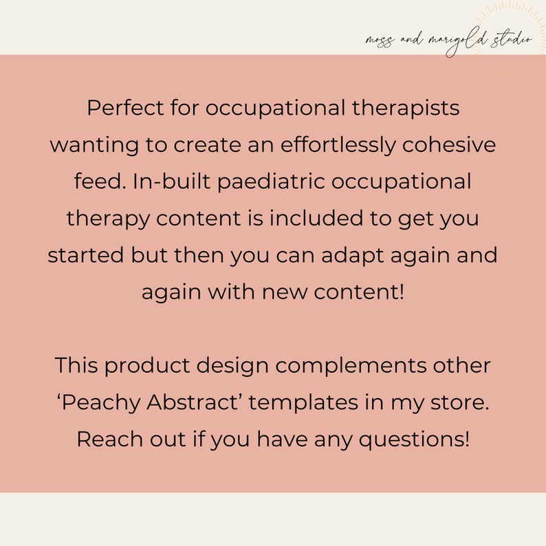 Occupational Therapy Instagram Templates: 93 Editable Canva Designs ...