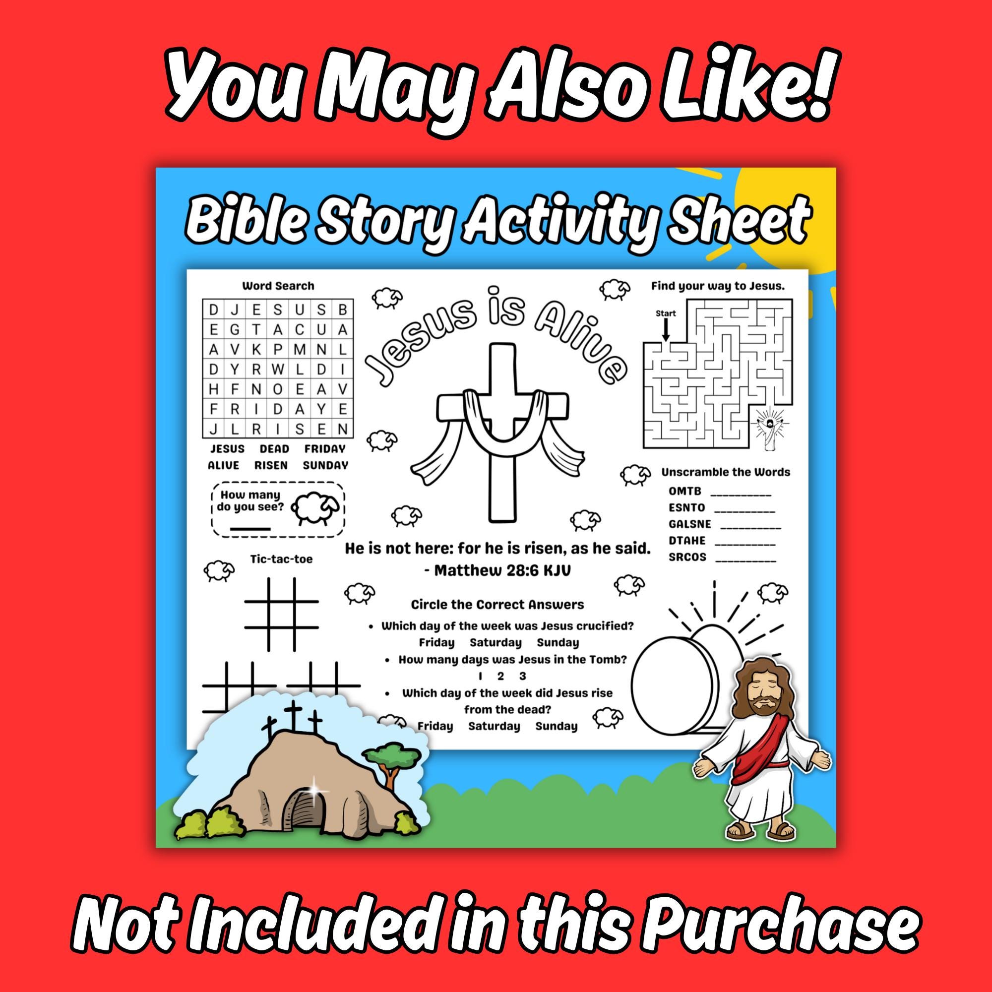 He is Risen Fan Craft for Kids Sunday School Bible Lesson, the ...