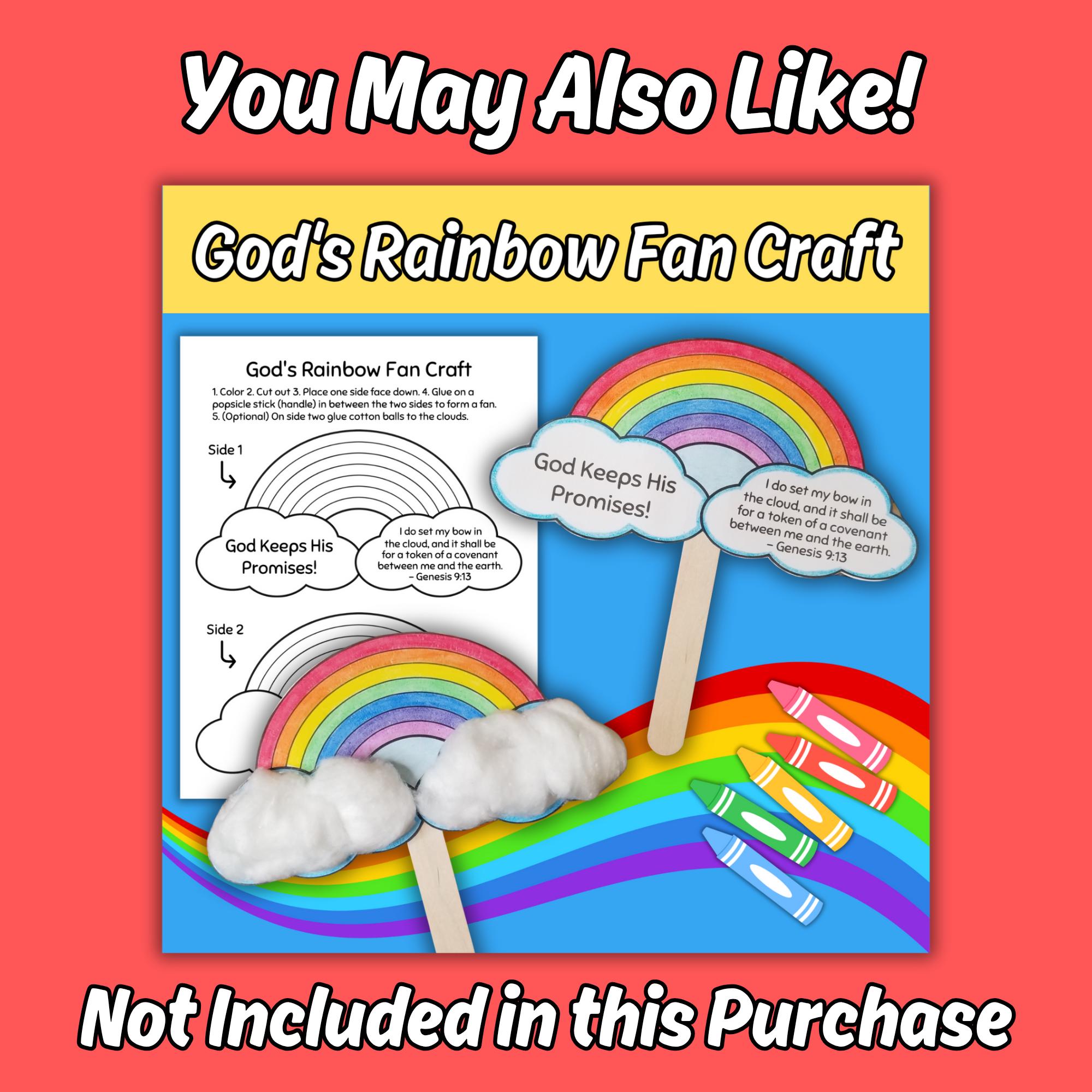 Holy Bible Fan Craft for Kids Sunday School Lesson, Word of God ...