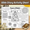 Tower of Babel Bible STEM Challenge | Bible Lesson for Kids | Sunday ...