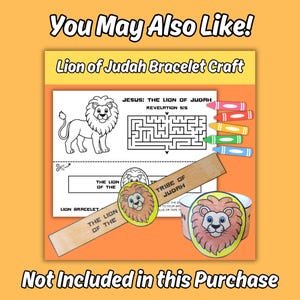 Jesus the Lamb of God Printable Paper Bracelet Craft Activity Sheet for ...