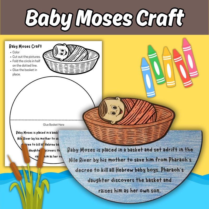Baby Basket Template - Etsy