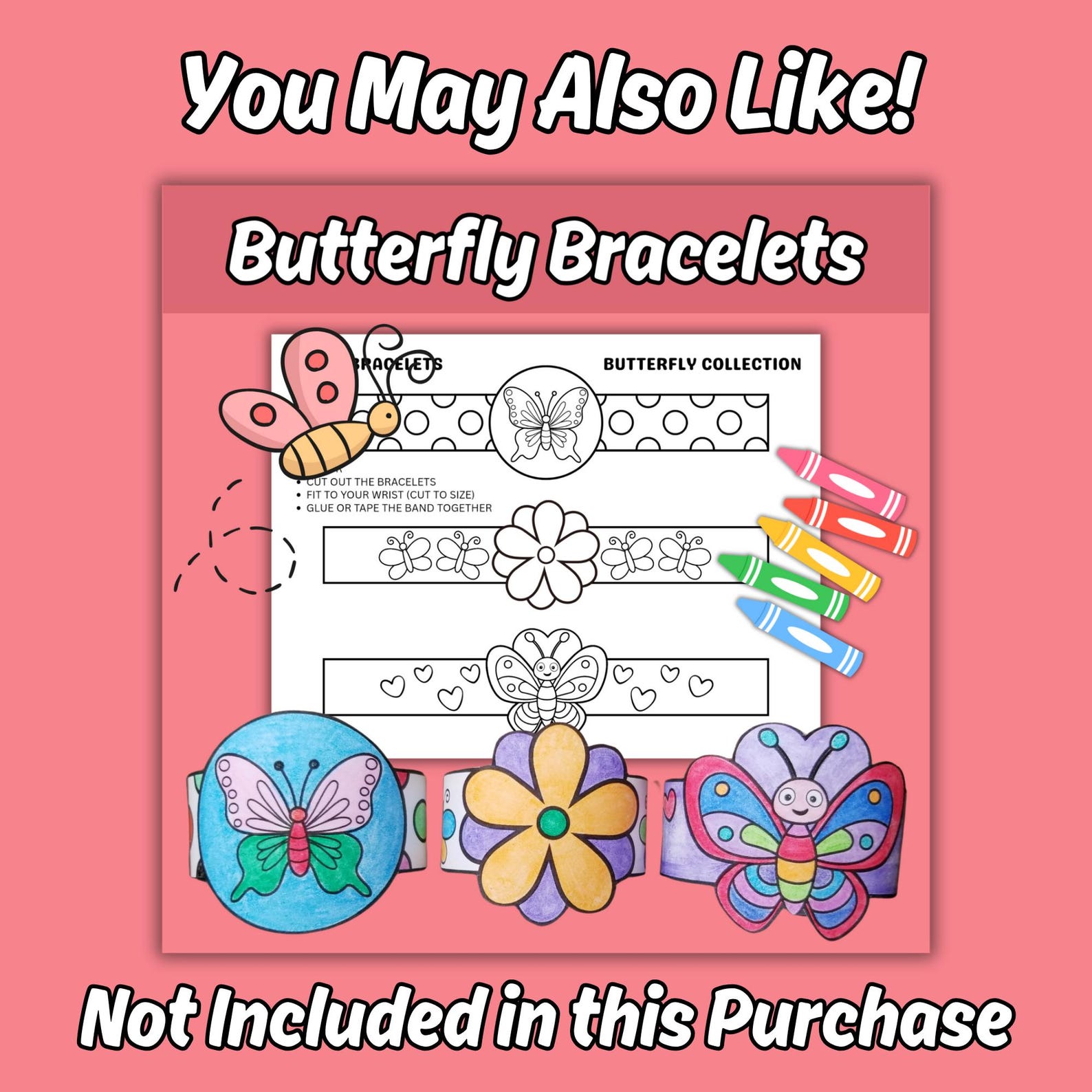 Design Your Own Butterfly Coloring Activity Page for Kids, Decorate A ...