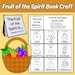 Fruit of the Spirit Mini Book Craft Printable for Kids Christian Sunday ...