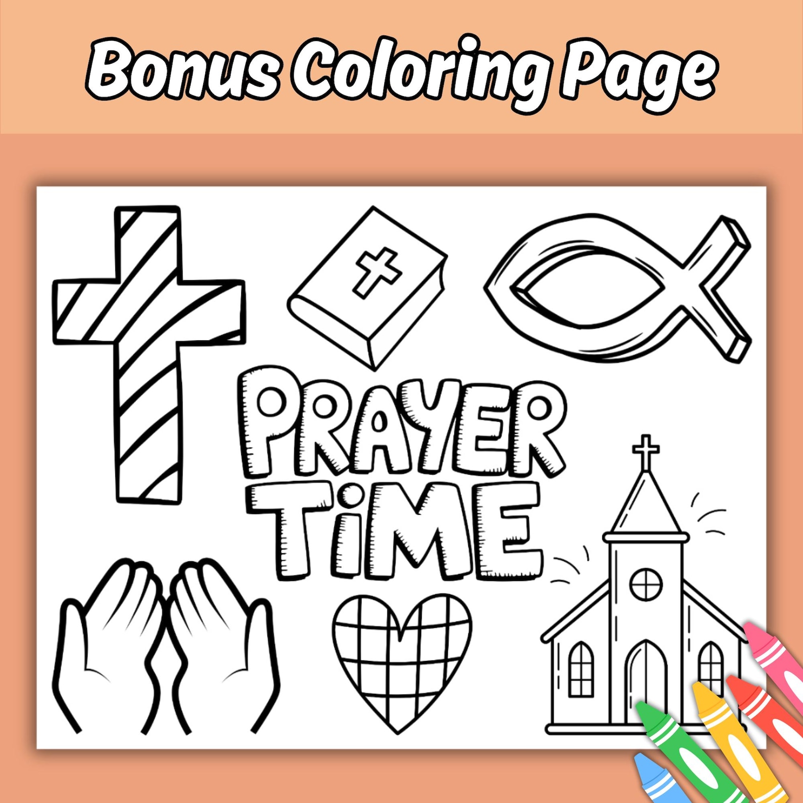 Teach Me to Pray Printable Church Activity for Kids Sunday School Bible ...
