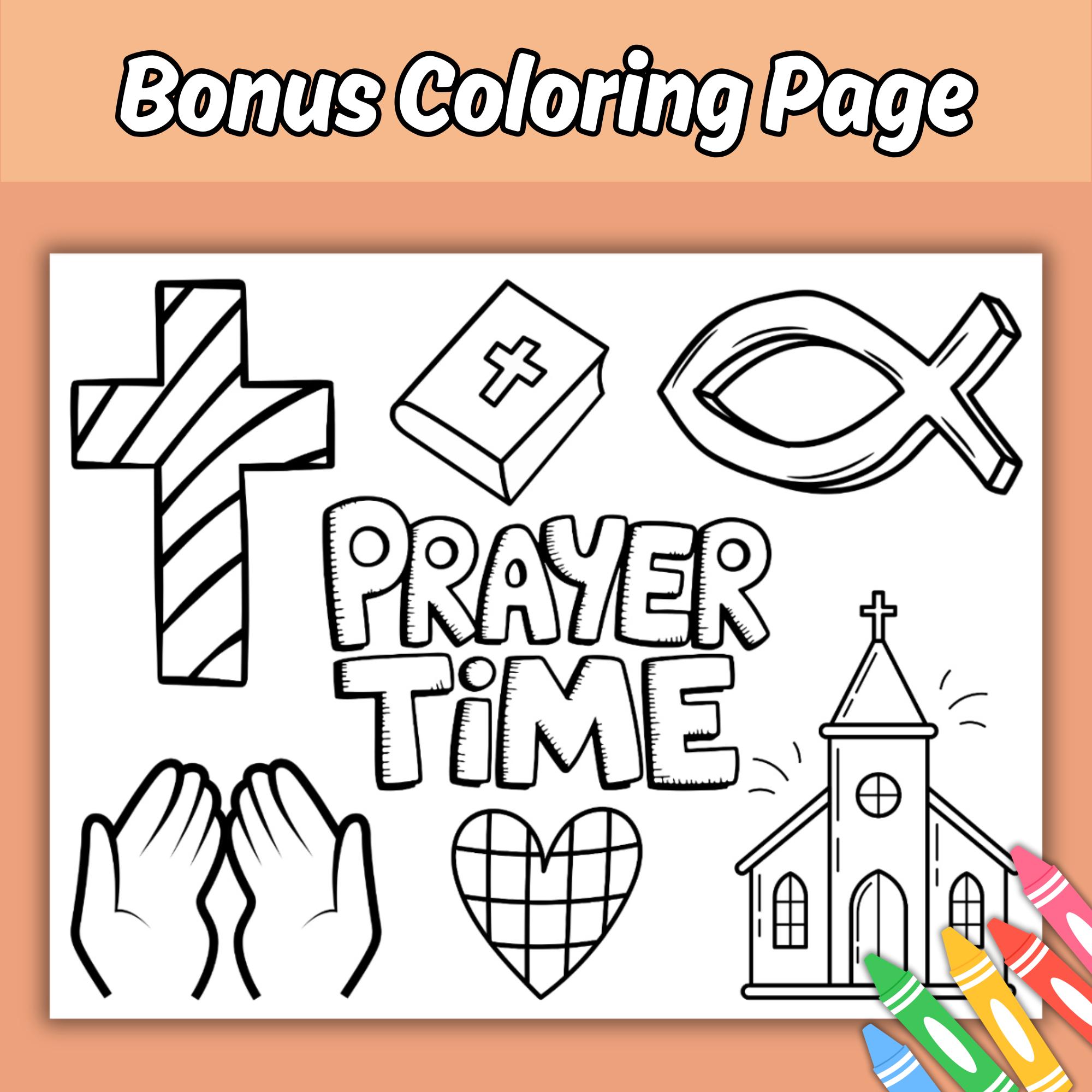 Teach Me to Pray Printable Church Activity for Kids Sunday School Bible ...