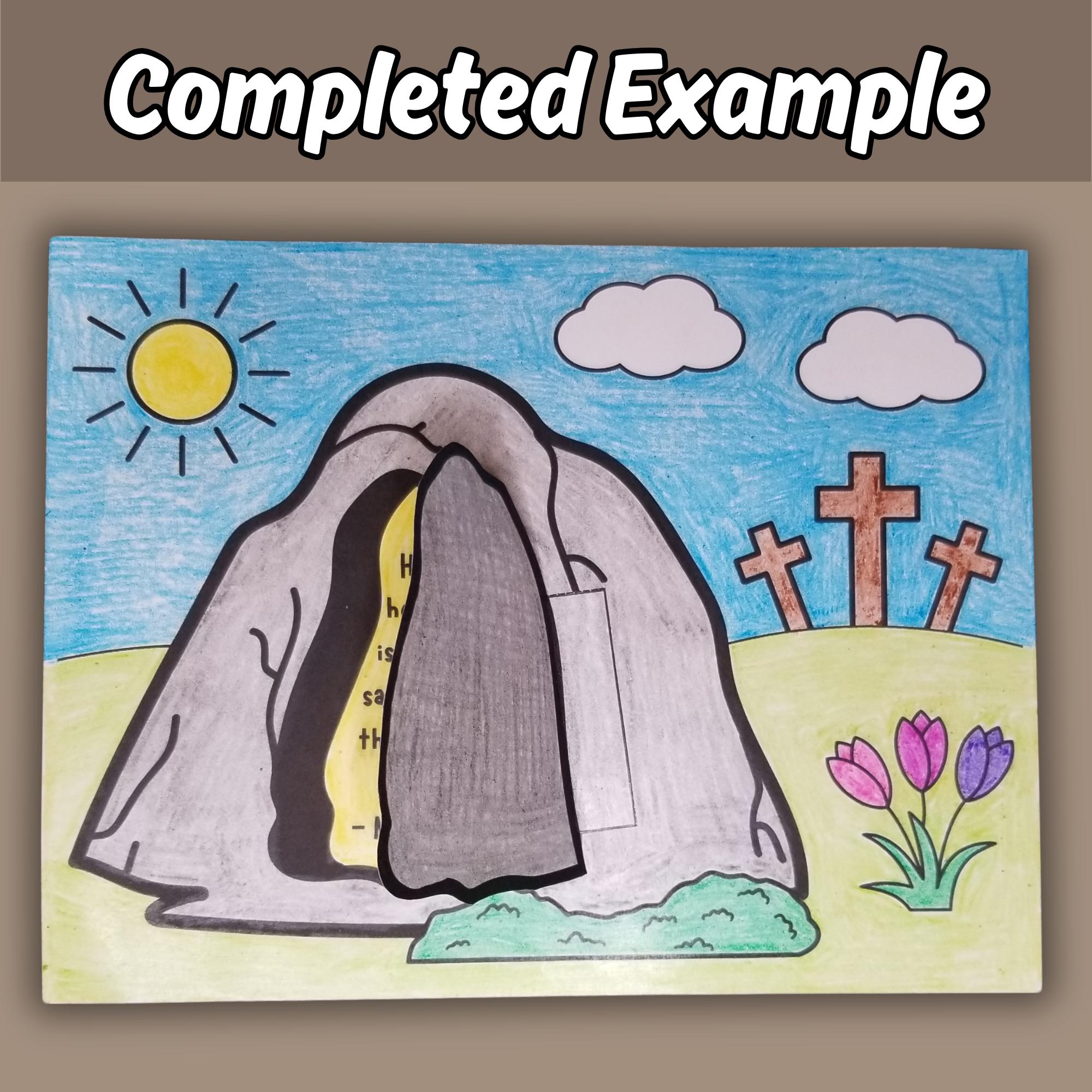 The Empty Tomb Craft for Kids Sunday School Bible Lesson, Resurrection ...