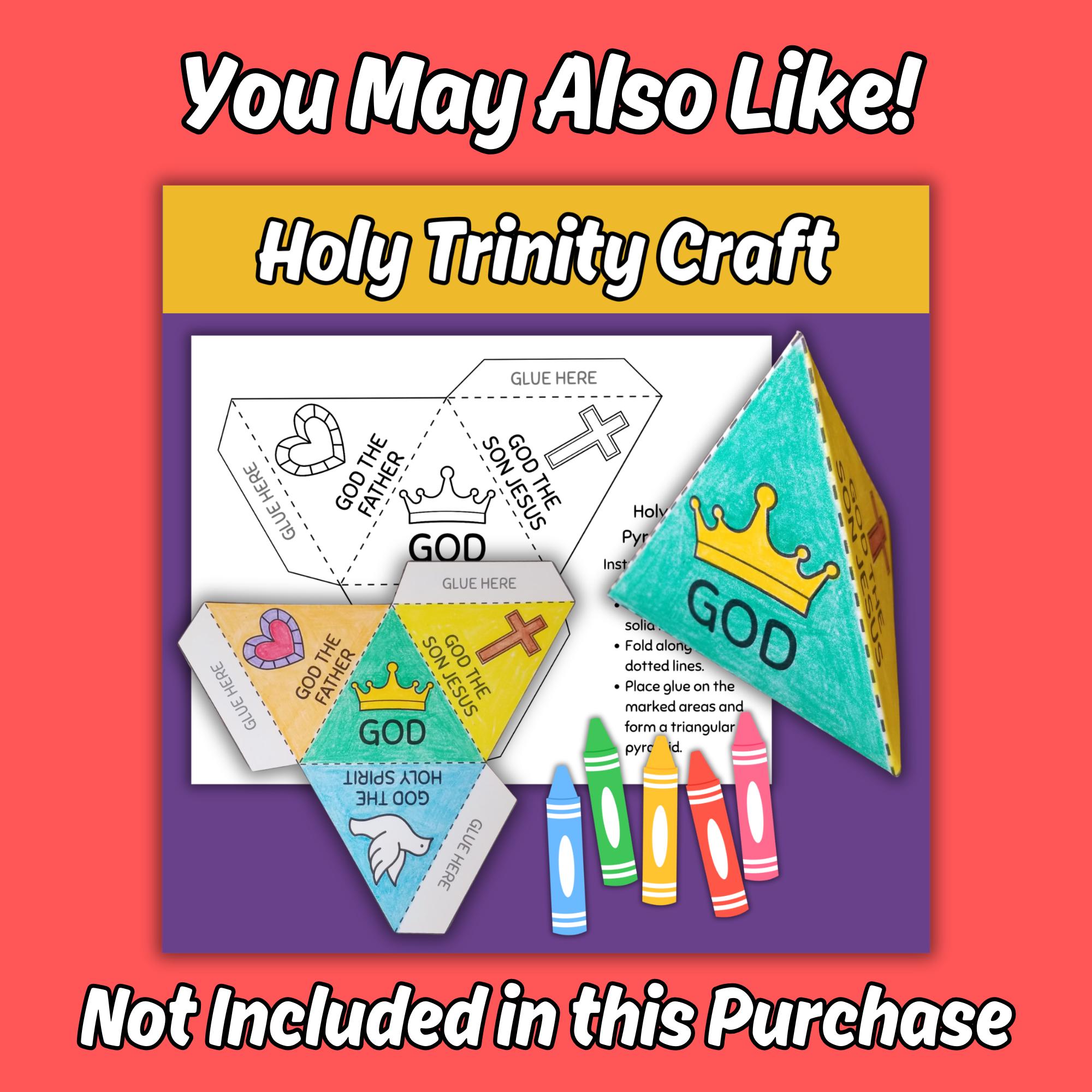 Holy Spirit Pentecost Windsock Craft Printable for Kids Sunday School ...
