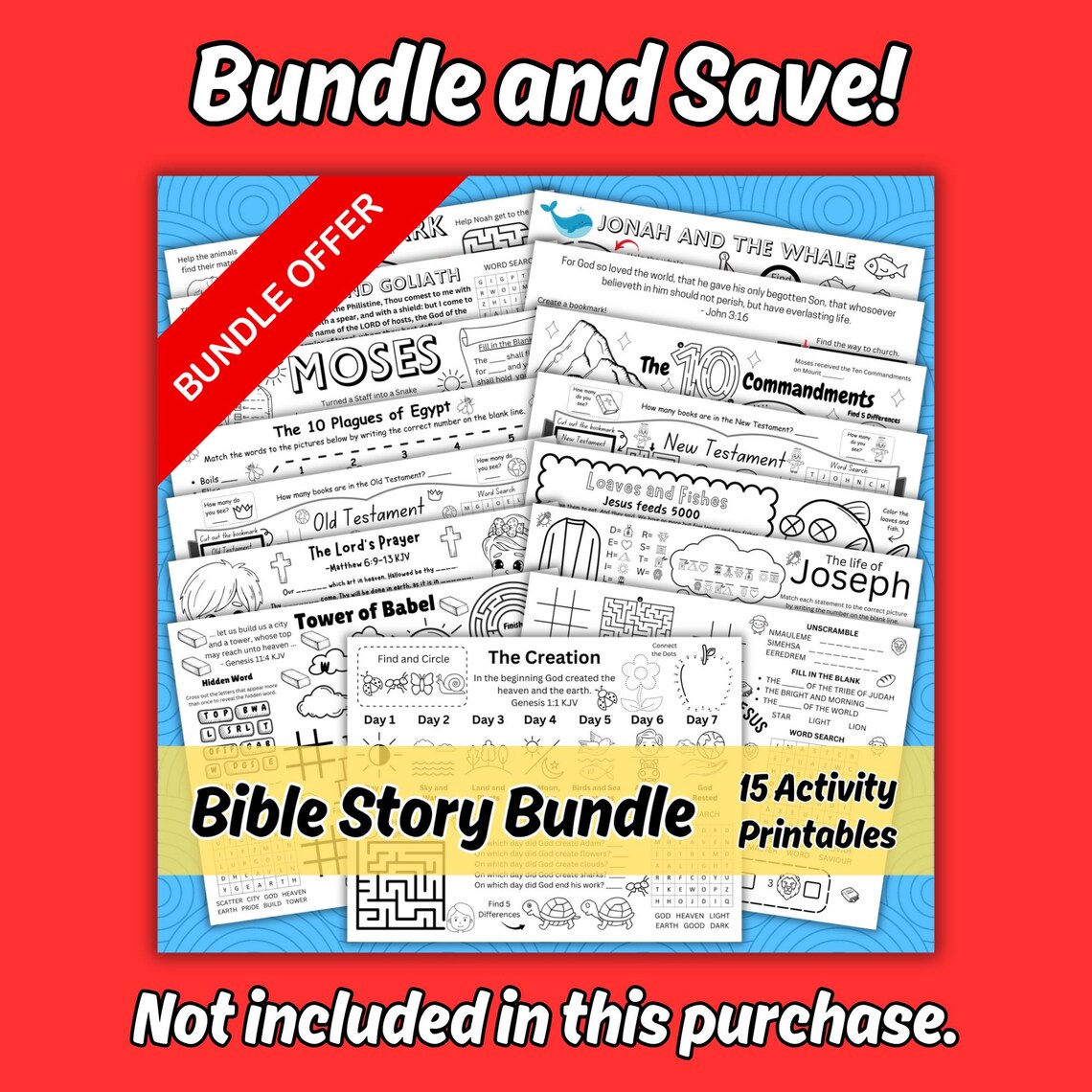 Moses Kids Activity Sheet, Bible Story Coloring Activity Page, Moses ...