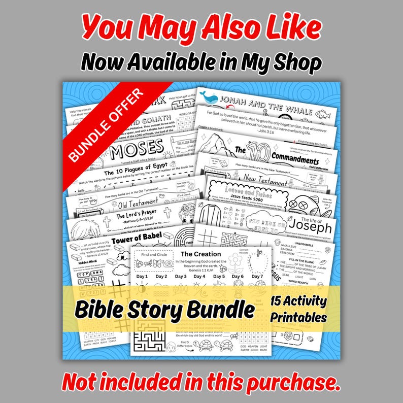 Prayer Bible Lesson Activity Sheet for Kids, When Should I Pray Sunday ...