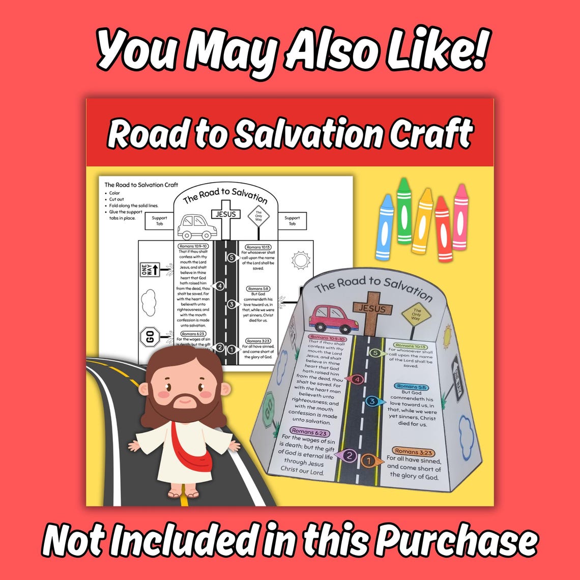 The Steps to Salvation Craft for Kids Sunday School Bible Lesson, the ...