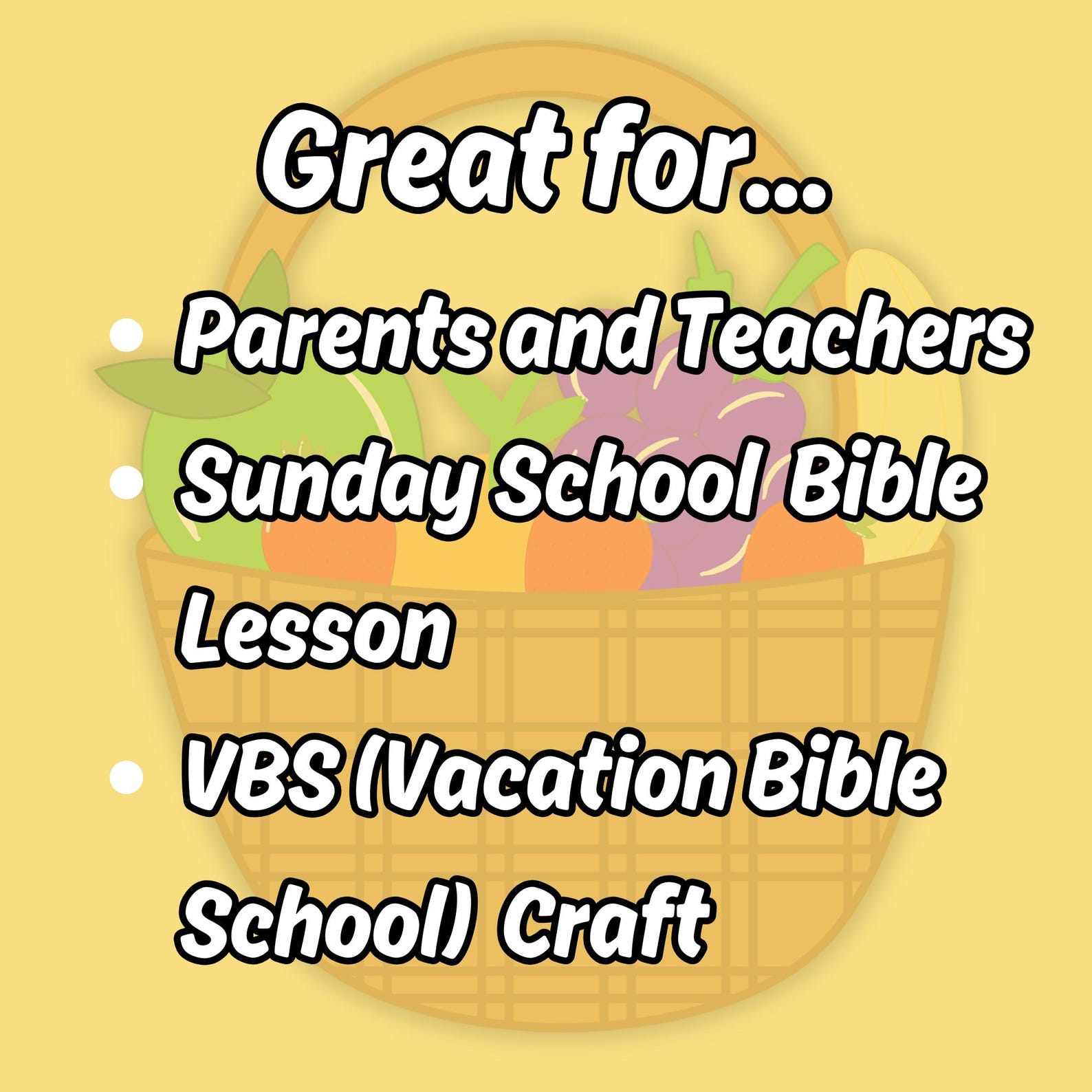 Fruit of the Spirit Mini Book Craft Printable for Kids Christian Sunday ...