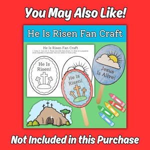 The Empty Tomb Craft for Kids Sunday School Bible Lesson, Resurrection ...