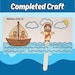 Jesus Walks on Water Kids Bible Story Craft Printable Sunday School ...
