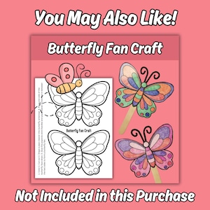 Butterfly Paper Bracelets Printable Craft for Kids Butterfly Themed ...