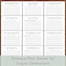 My Family Story Printable Legacy Journal, Family Tree Keepsake Journal ...
