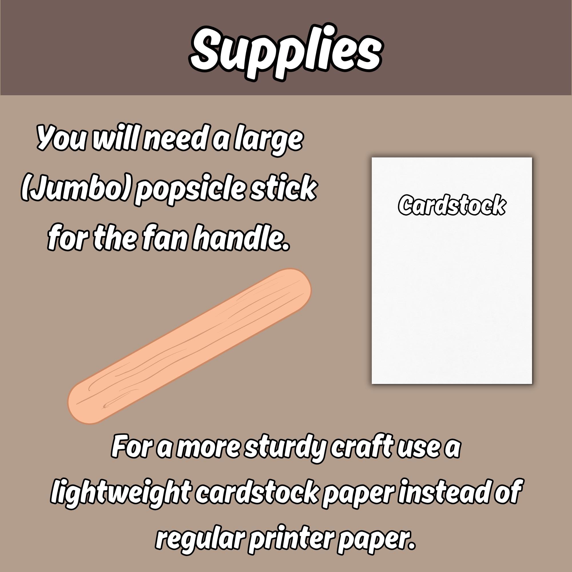 Church Fan Craft for Kids Sunday School Bible Lesson, Printable Color ...