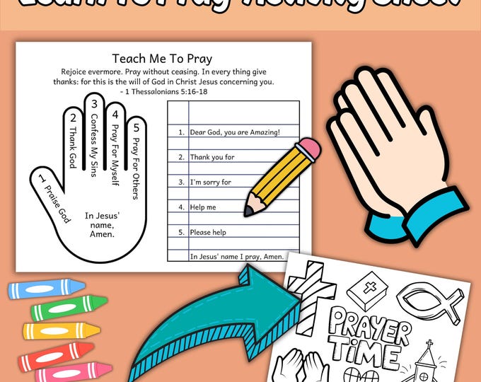 Prayer Popcorn Activity for Kids, Learn to Pray Activity, Teach Kids ...