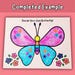 Design Your Own Butterfly Coloring Activity Page for Kids, Decorate A ...