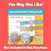Jesus Printable Paper Bracelets Craft for Kids Sunday School Bible ...