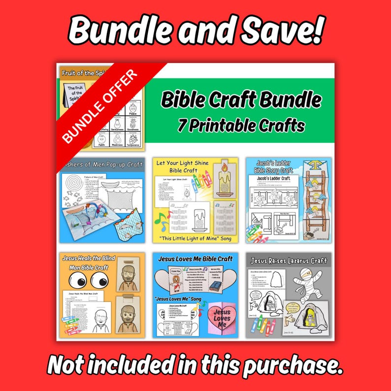 Fruit of the Spirit Mini Book Craft Printable for Kids Christian Sunday ...