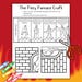 The Fiery Furnace Folding Suprise Bible Craft Printable for Kids Sunday ...