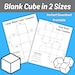 Blank Cube Templates, Printable Blank Story Cube Pattern Activity Sheet ...