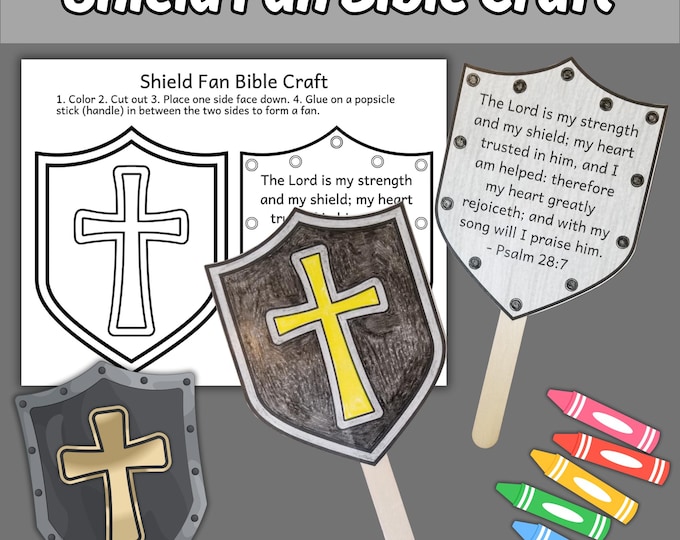 Armor of God Vinyl Sticker, Shield Sticker, Scripture Art Sticker - Etsy