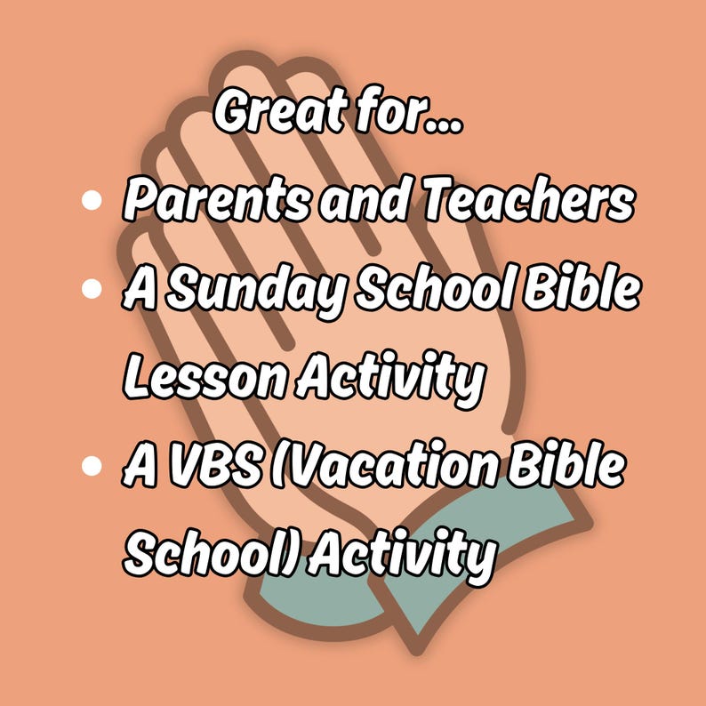 Teach Me to Pray Printable Church Activity for Kids Sunday School Bible ...