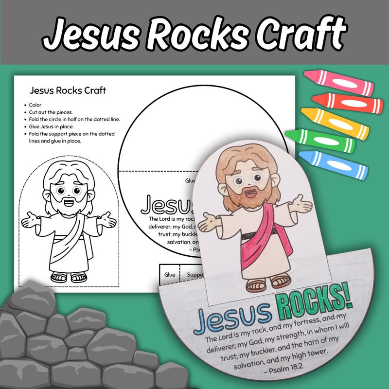 Jesus is My Rock - Etsy