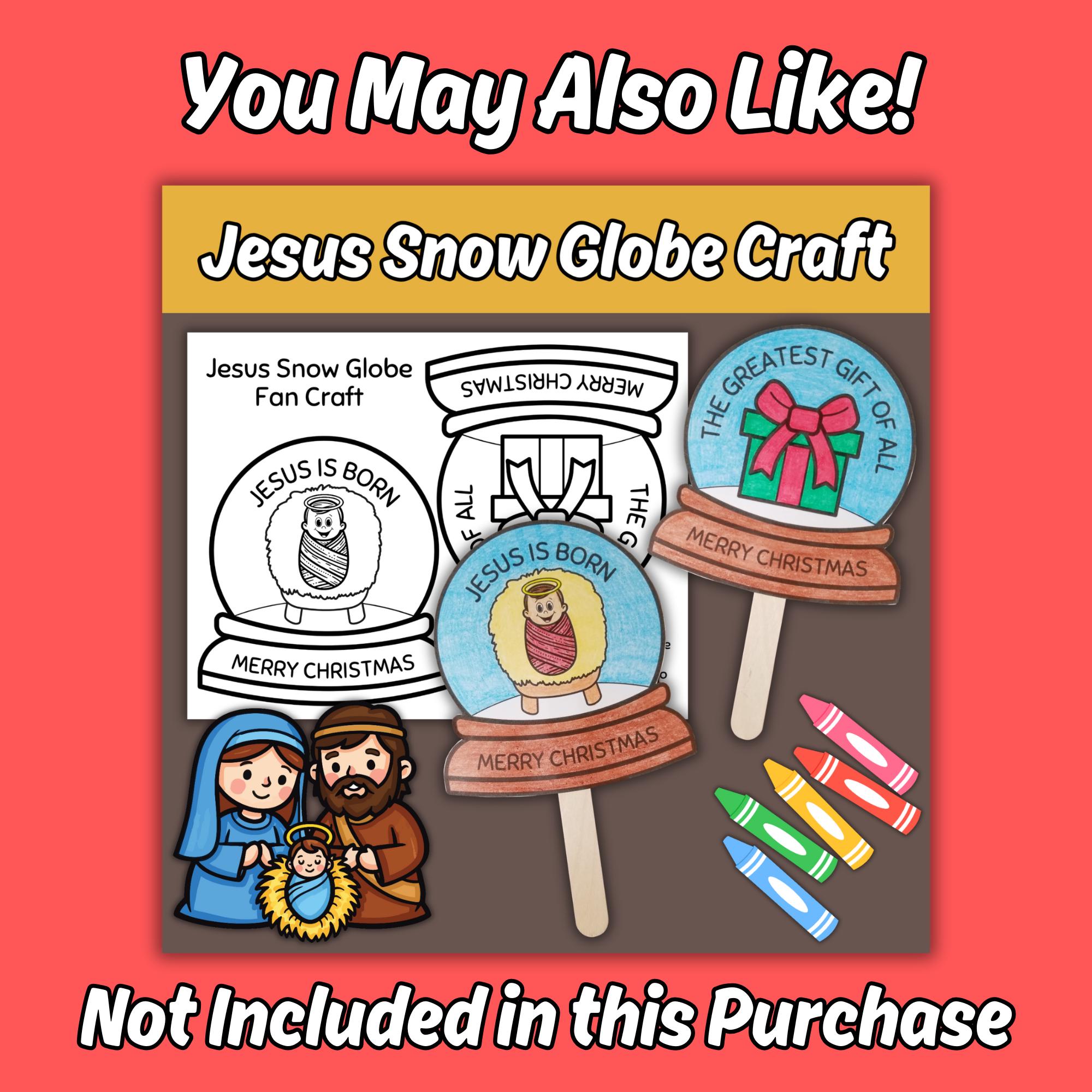 The Birth of Jesus Cube Craft Sunday School Church Lesson for Kids ...