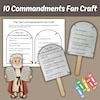 10 Commandments Pocket Craft for Kids | Bible Coloring Activity ...