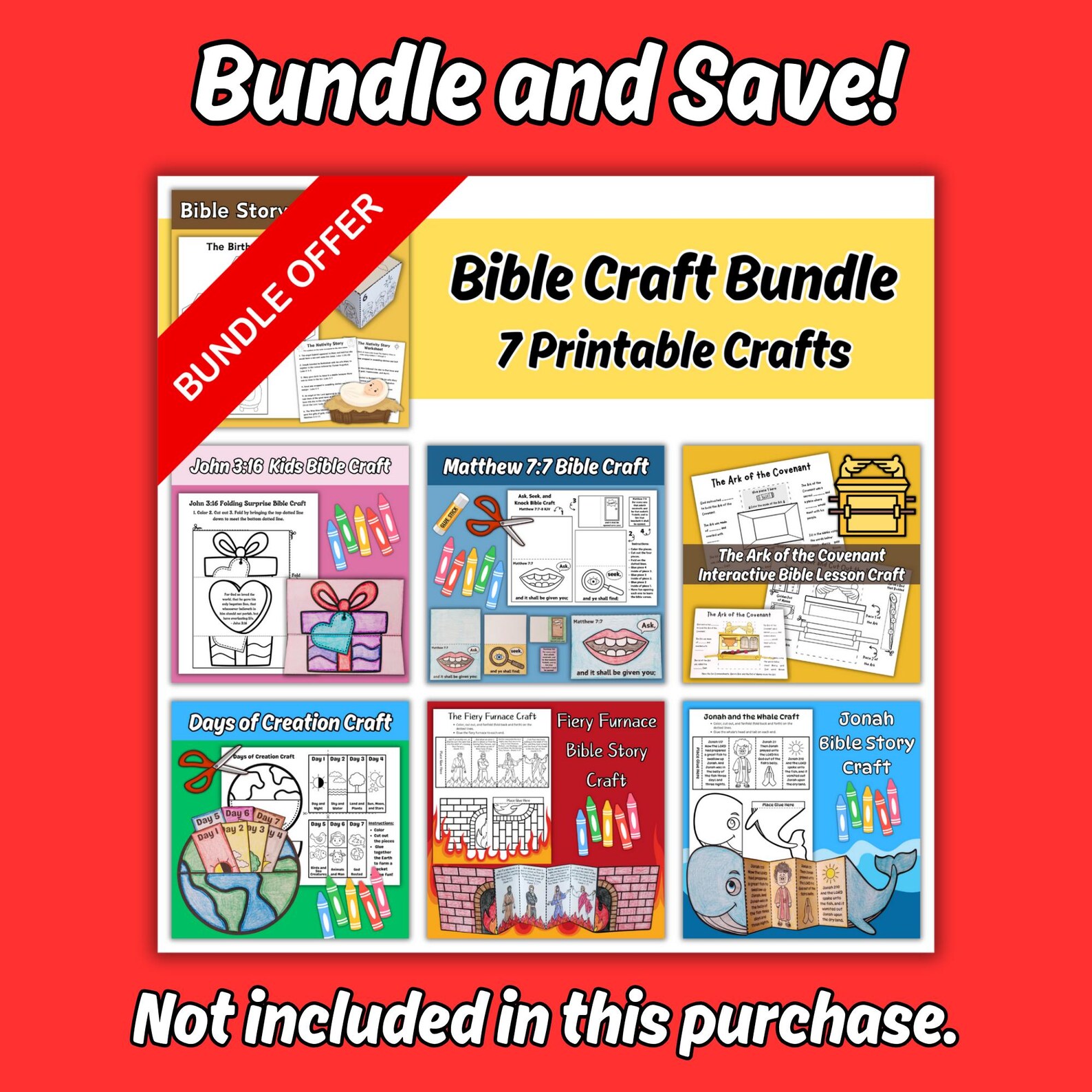 Matthew 7:7-8 Ask Seek Knock Bible Craft Printable for Kids Sunday ...