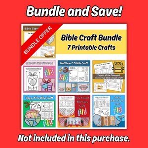 Matthew 7:7-8 Ask Seek Knock Bible Craft Printable for Kids Sunday ...
