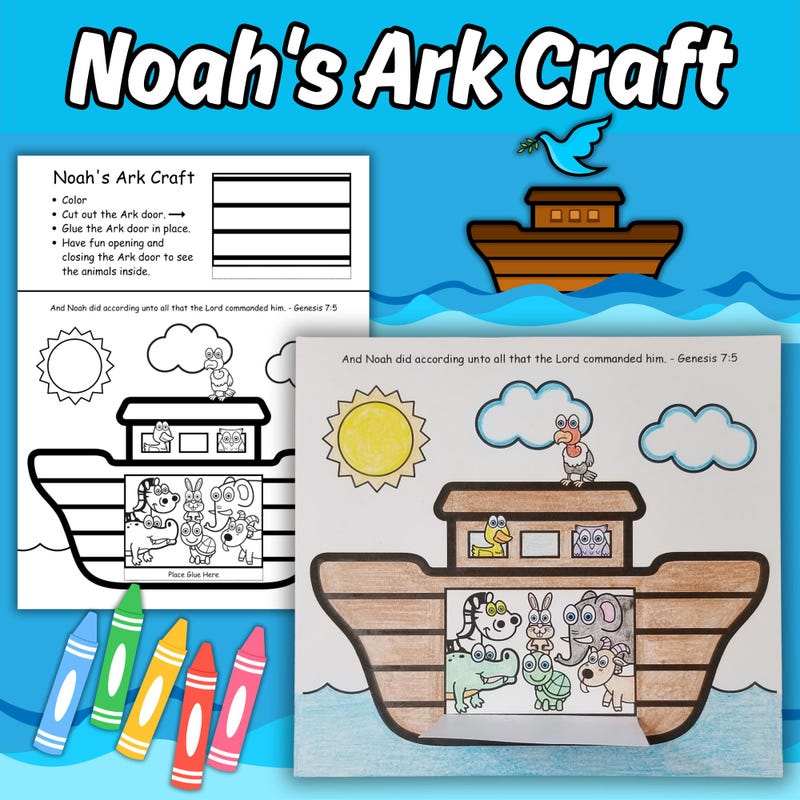Childrens Craft for Noah - Etsy