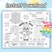 Names of Jesus Kids Activity Sheet, Bible Coloring Activity Page, Jesus ...