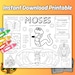 Moses Kids Activity Sheet, Bible Story Coloring Activity Page, Moses ...