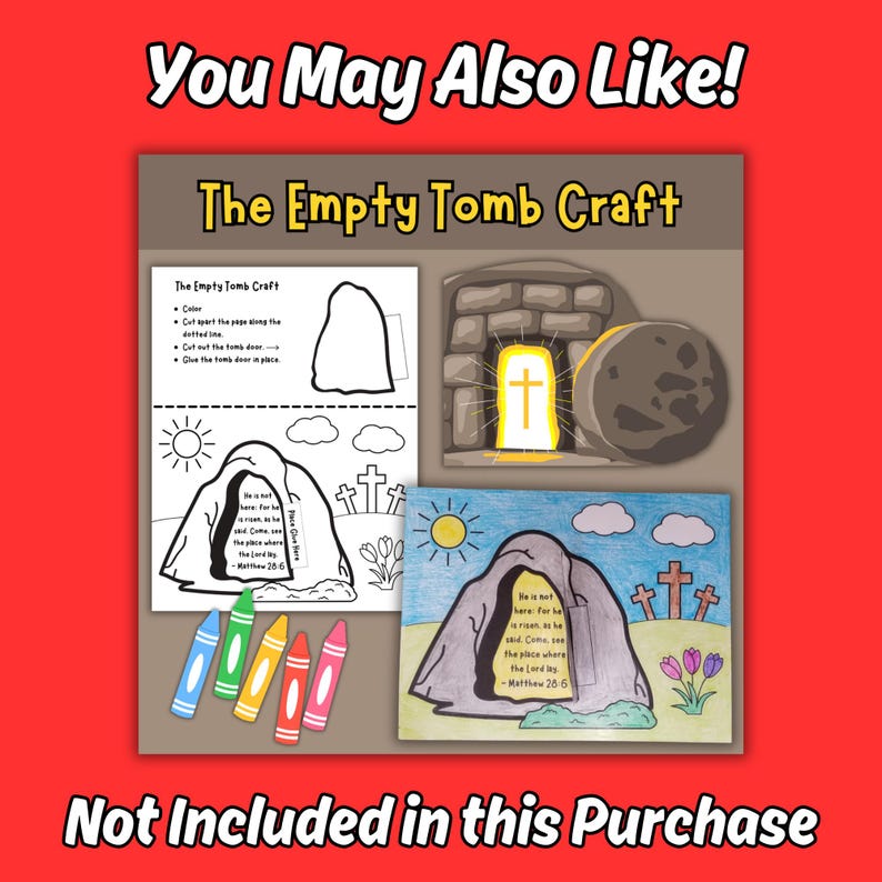 He is Risen Fan Craft for Kids Sunday School Bible Lesson, the ...