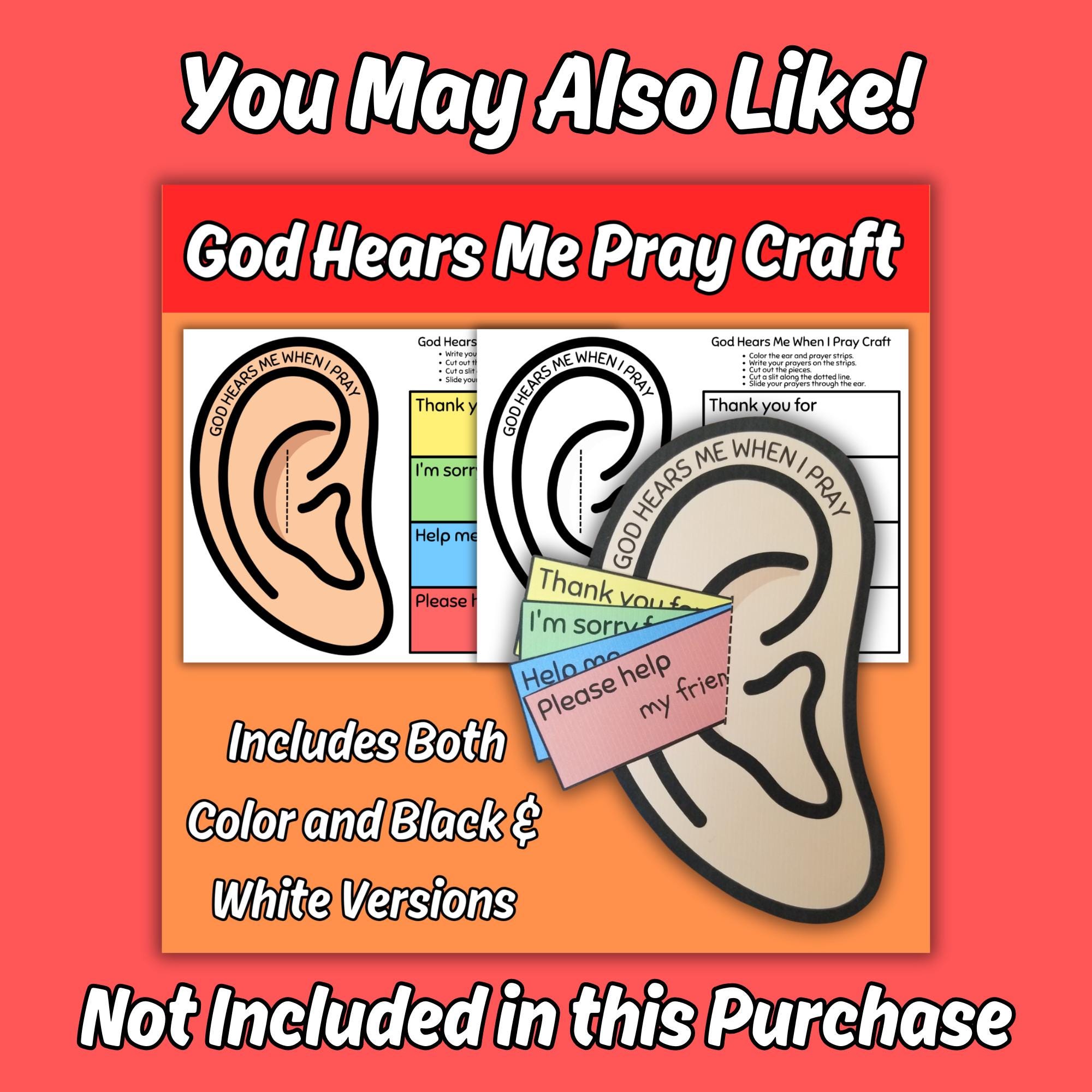 Teach Me to Pray Printable Church Activity for Kids Sunday School Bible ...