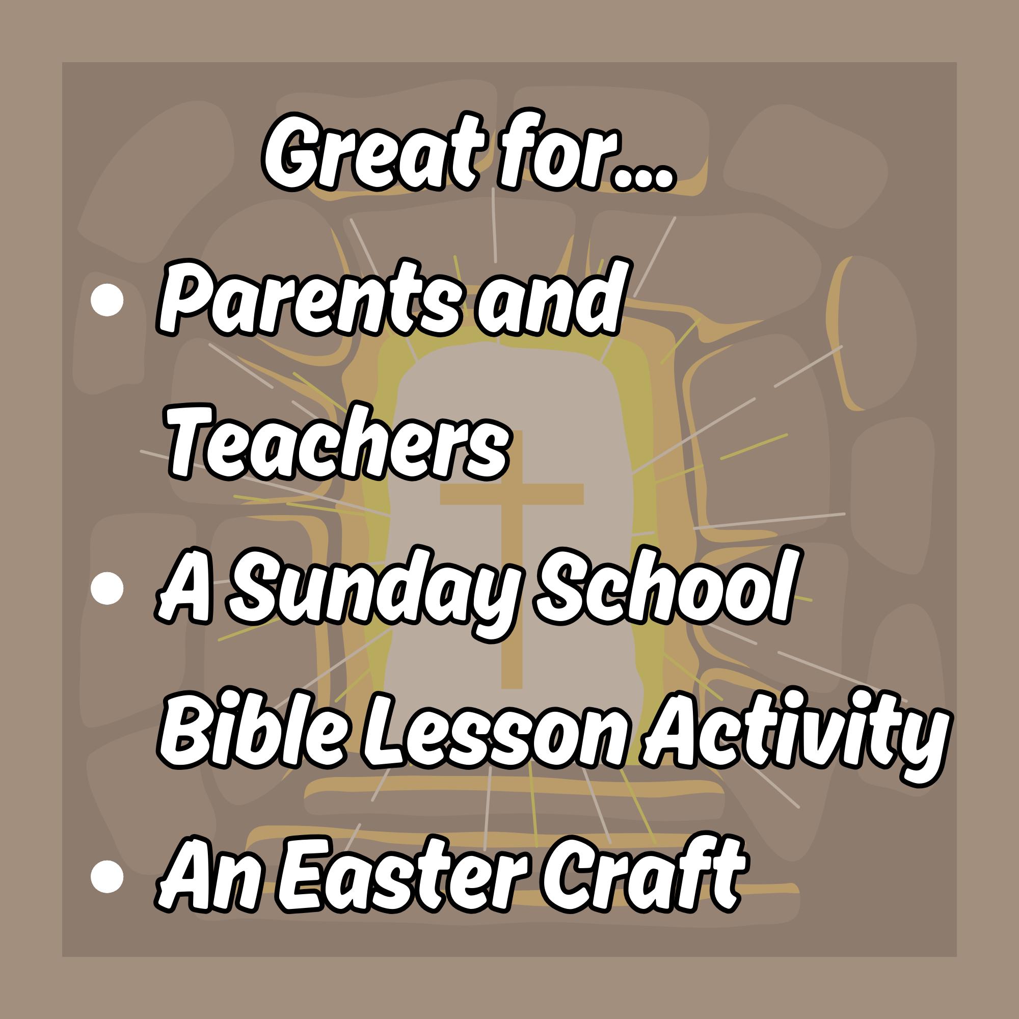 The Empty Tomb Craft for Kids Sunday School Bible Lesson, Resurrection ...