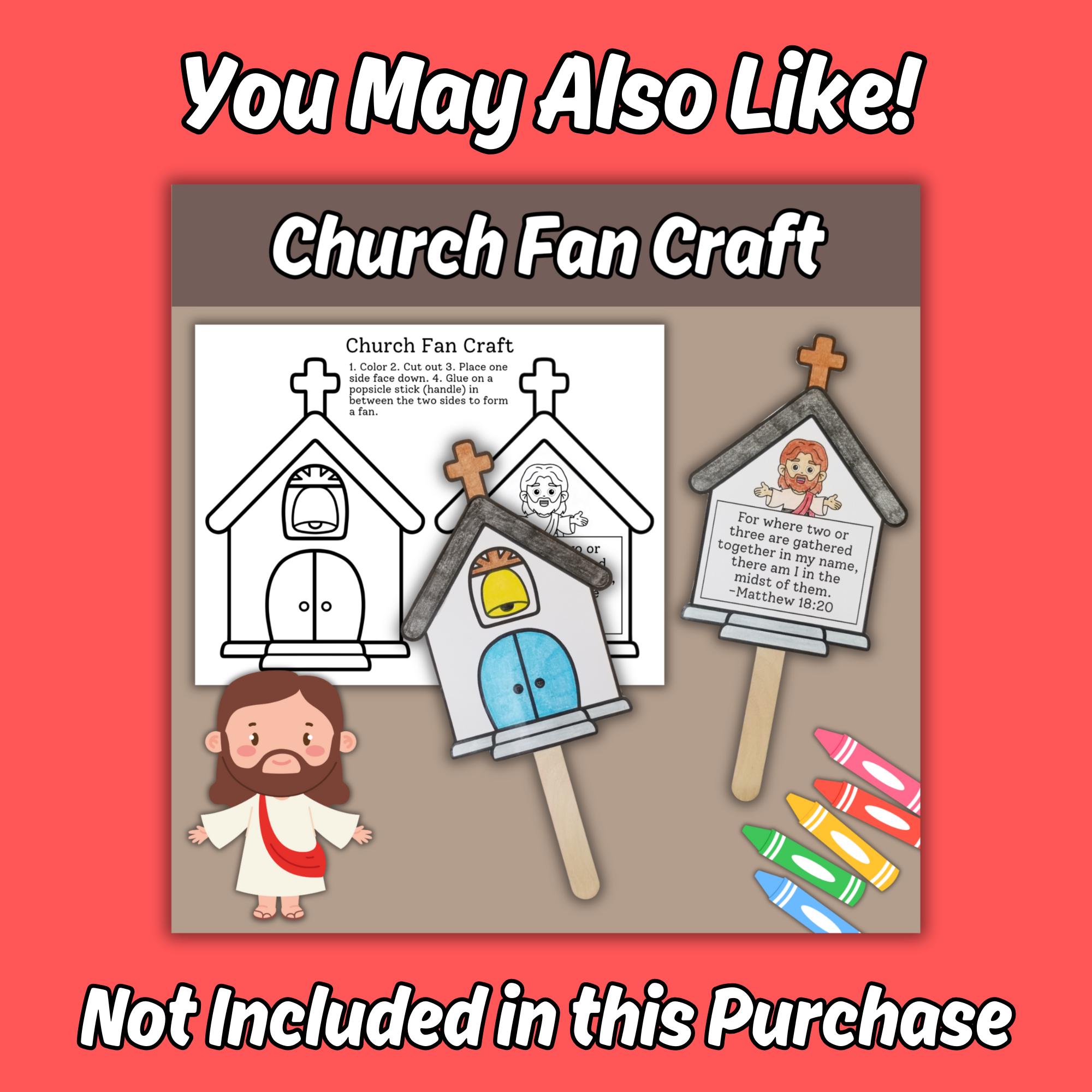 Shield Fan Bible Craft for Kids Sunday School Bible Lesson, Printable ...