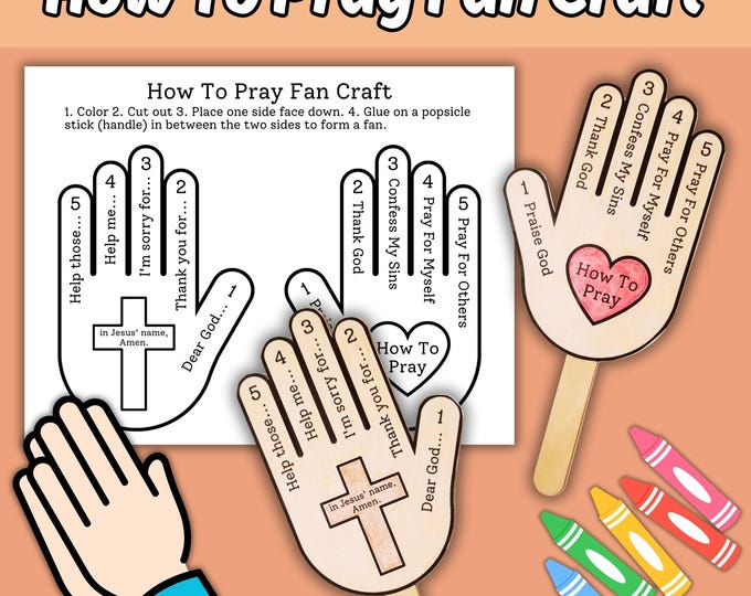 5 Finger Prayer - Etsy