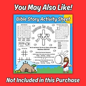 The Empty Tomb Craft for Kids Sunday School Bible Lesson, Resurrection ...